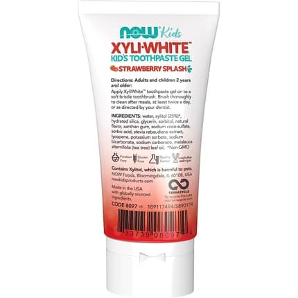 Wholesale NOW Kids' Xyliwhite Strawberry Splash Toothpaste Gel 85g - Qogita